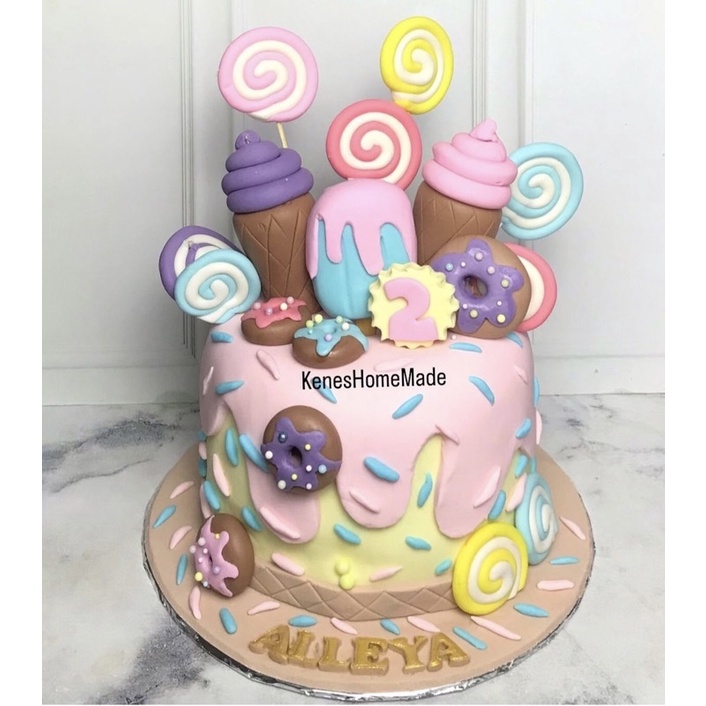 Jual Kue Ulang Tahun Ice Cream / Cake Ultah Custom | Shopee Indonesia