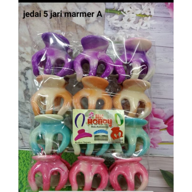 Jual Jepit rambut jedai isi 12 pcs ukuran 5 cm jepitan multiwarna | Shopee Indonesia