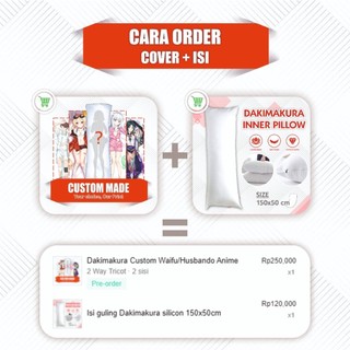 Jual Dakimakura Custom Waifu/Husbando Anime (Cover Only) | Shopee Indonesia
