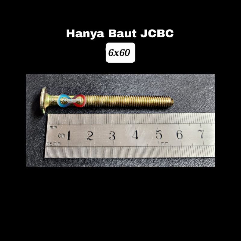 Jual Baut JCBC Kuning M6x60 /Baut Knockdown Hanya Baut Per 1 pcs ...
