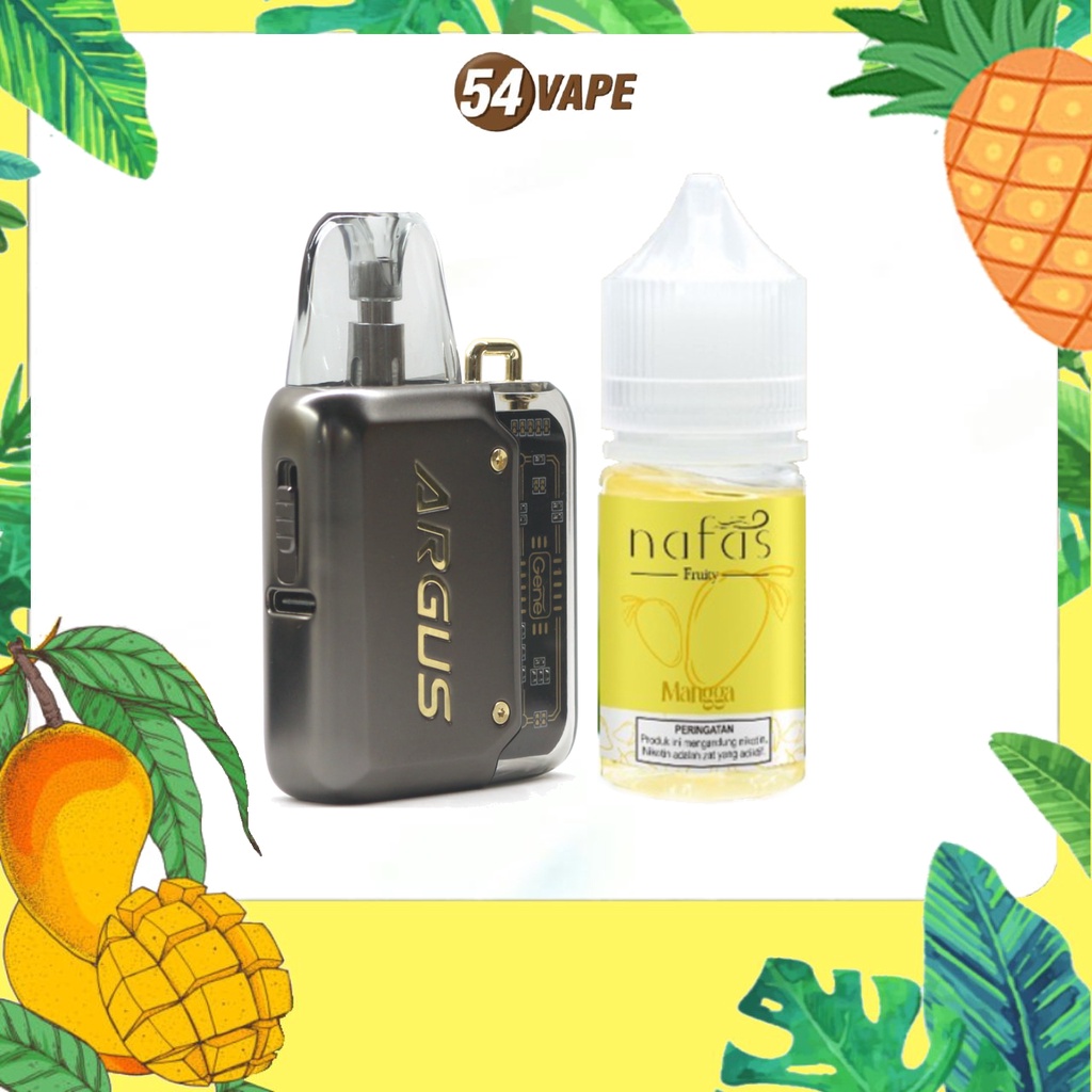 Jual Voopoo Argus P1 20W 800mAh + Liquid Nafas Pods Friendly 30ml 12mg ...