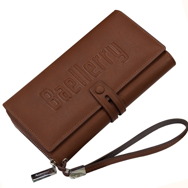 Jual DOMPET LIPAT PANJANG WANITA BAELLERRY ORIGINAL KULIT COKLAT HETERO ...