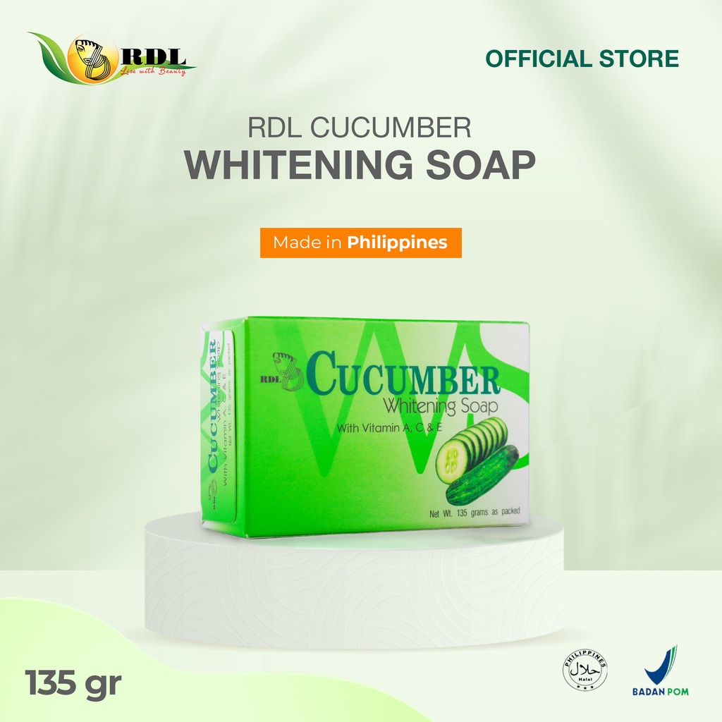 Jual RDL Cucumber Brightening Soap - Sabun Cuci Muka Mentimun Untuk ...