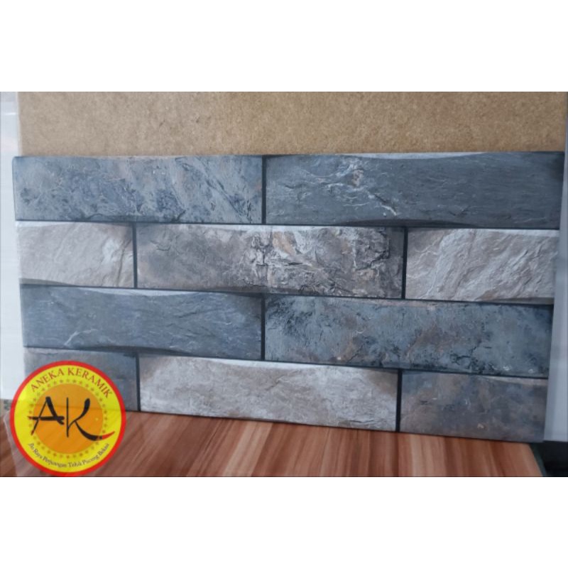 Jual Keramik Dinding Kasar Motif Batu Alam Timbul 20x40 Celtic Stone ...