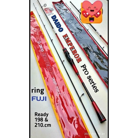 Jual joran daido emperor pro series 662 dan 702 free packing pipa pvc | Shopee Indonesia