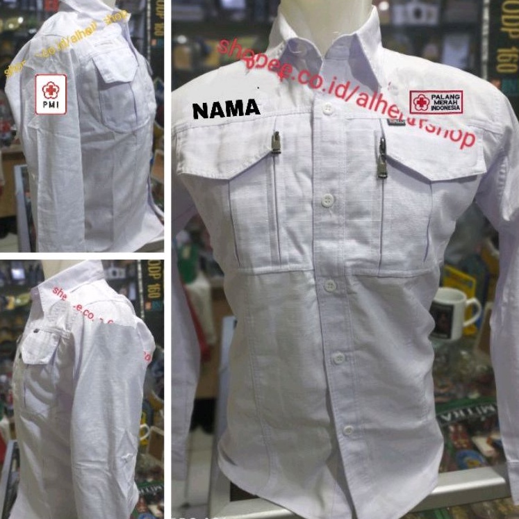 Jual kemeja tactical PMI baju tactical PMI seragam tactical PMI Kemeja ...