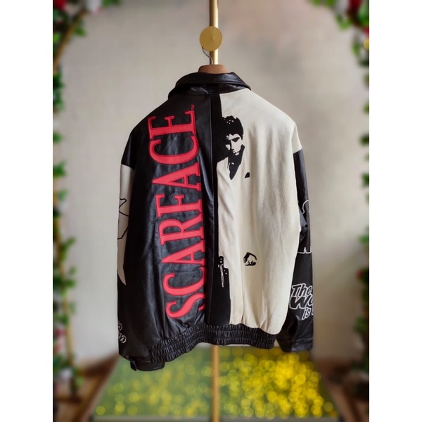 Jual JAKET JH DESIGN SCARFACE FULL LEATHER | Shopee Indonesia