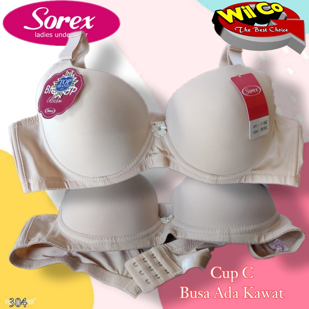 Jual K304 Sorex Bra Busa Ada Kawat Cup Besar 36c - 42c Tiga Pengait | Shopee Indonesia