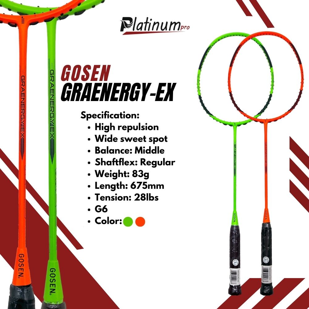 Jual Raket Badminton Gosen Graenergy EX | Shopee Indonesia