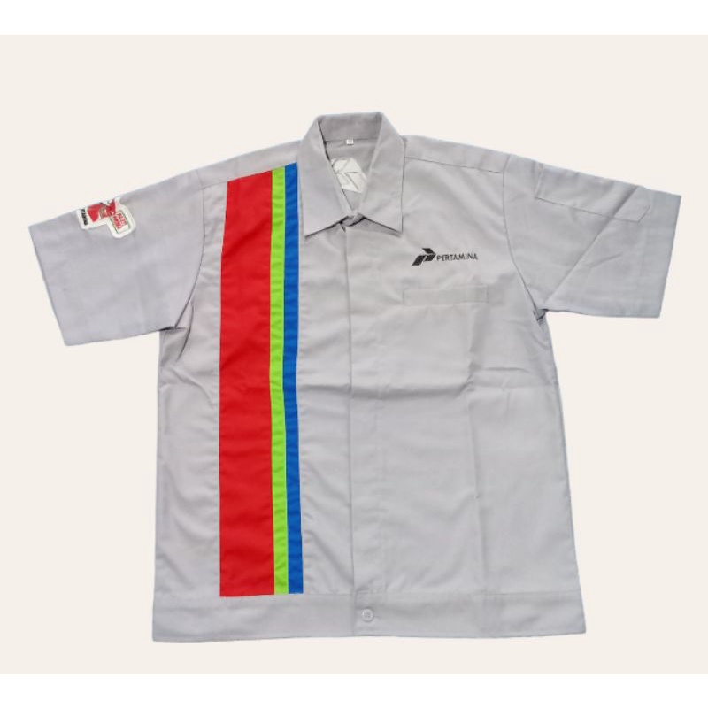 Jual Seragam Operator SPBU Pasti Prima / Baju Kerja Pria Wanita ...