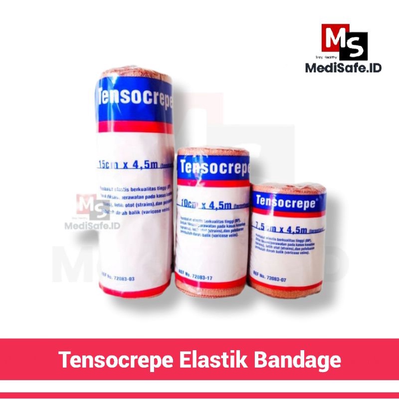 Jual Tensocrepe Elastic Bandage Perban Cokelat BSN 3/4/6 Inch Satuan ...