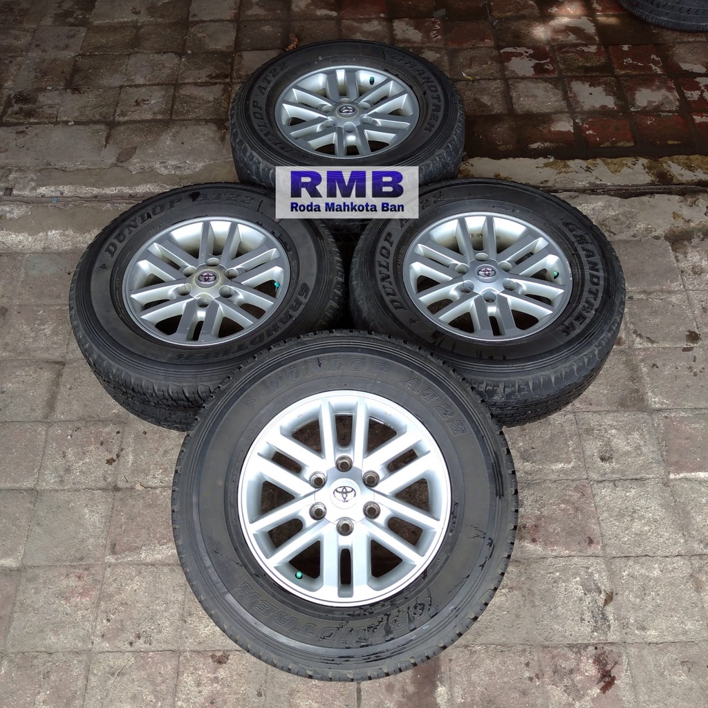 Jual VELG MOBIL SEKEN ORIGINAL COPOTAN MOBIL FORTUNER HYLUX RING 17 ...