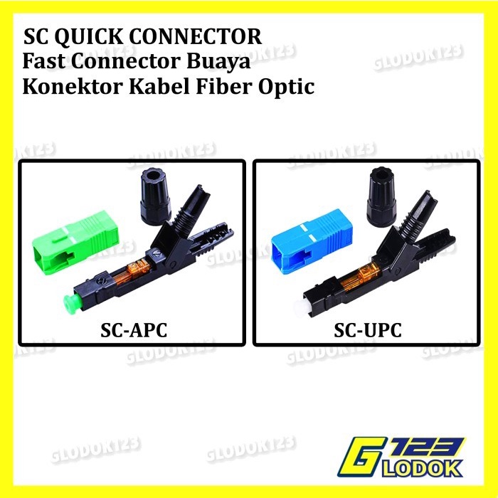 Jual Fast Connector SC APC UPC Konektor Kabel Fiber Optic Optik FA11 FTTH | Shopee Indonesia