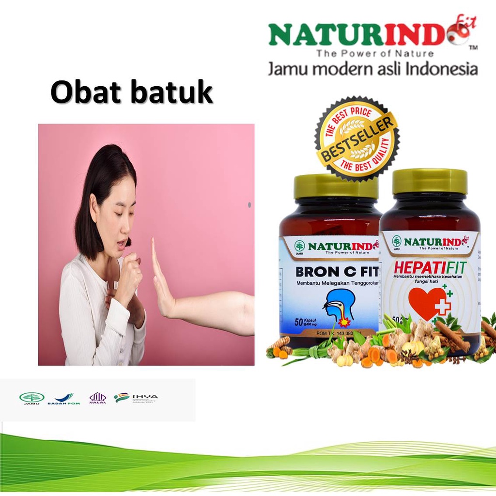 Jual BRON C FIT HEPATIFIT OBAT BATUK RINGAN BERDAHAK KERING GATAL ...