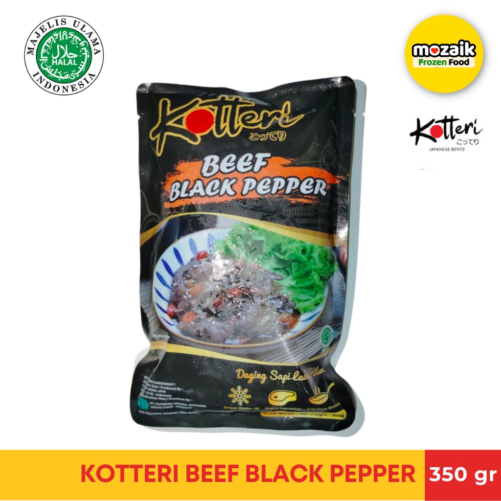 Jual Kotteri Beef Blackpapper 350gr Frozen Mart Frozen Food Palembang ...