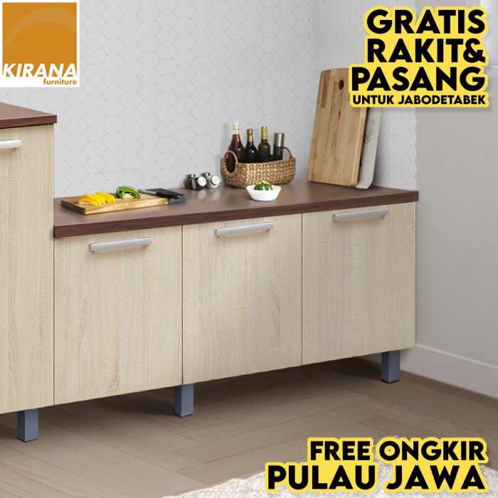 Jual Rak Kitchen Set Bawah / Lemari / Rak / Pintu Dapur Minimalis ...