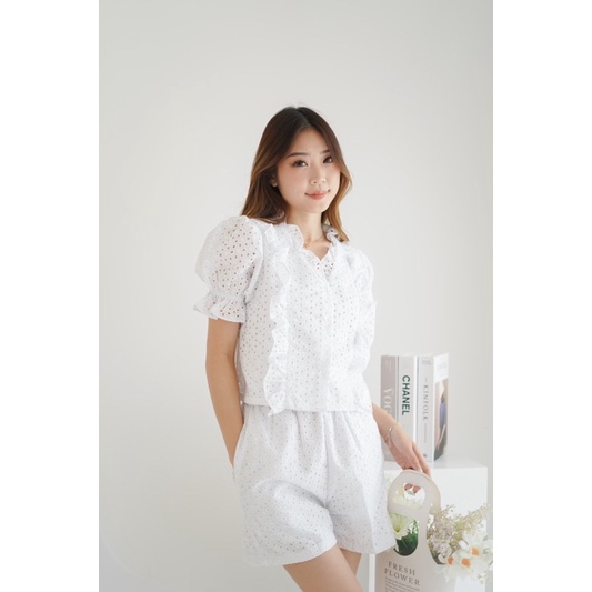 Jual BongCha Set Off White | Shopee Indonesia