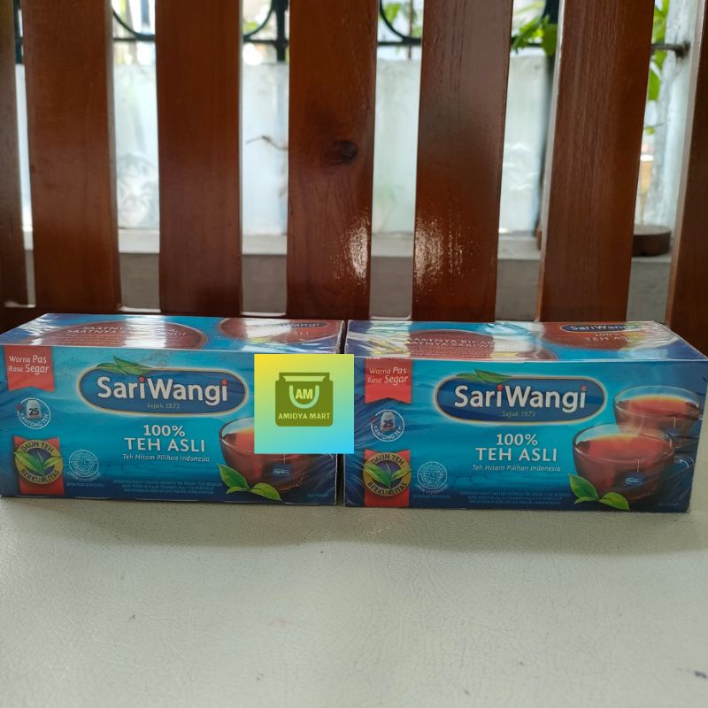 Jual Sariwangi Teh celup isi 25 pcs / teh kotak / sariwangi kotak ...