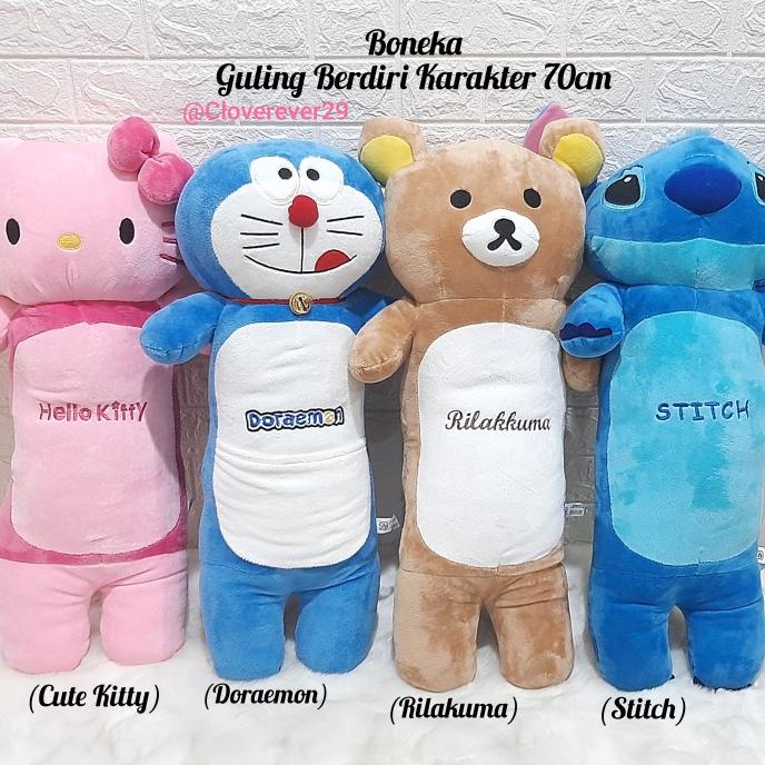 Jual Boneka Guling Karakter Berdiri Rilakuma/Stitch/Hello Kitty 70Cm ...