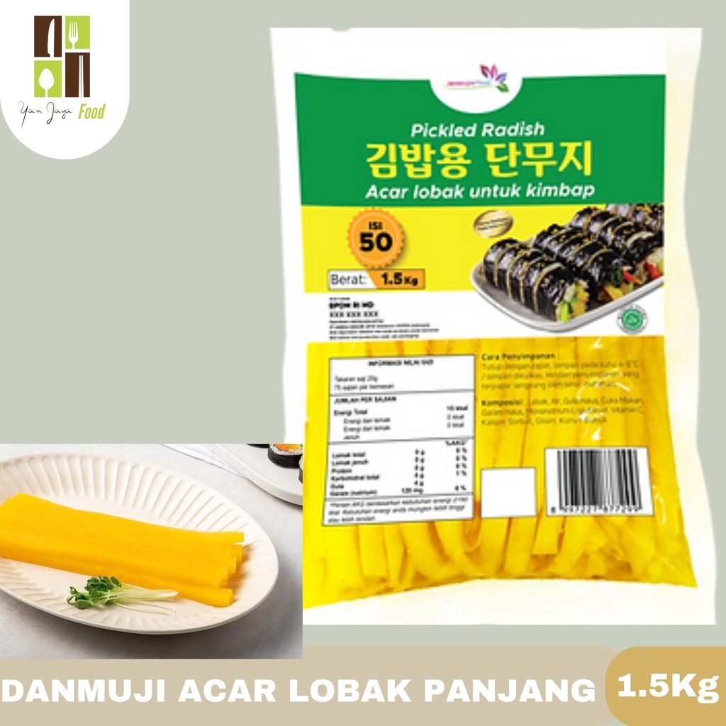 Jual DanMuji Acar Lobak Untuk Kimbab Pickled Radish [1.5kg/300g ...