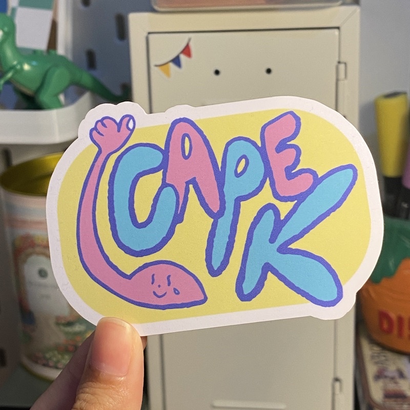 Jual groll.ce - capek die cut sticker | Shopee Indonesia