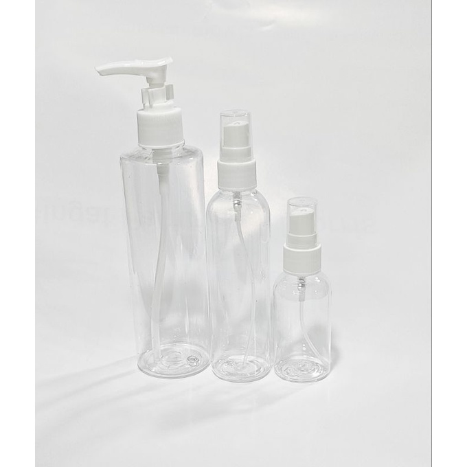 Jual Botol Spray & Pump Isi ulang bening | Shopee Indonesia