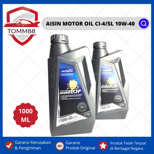 Jual Oli Aisin Transmisi Matic CI-4/SL 10W-40 1L (ECFI1041P) OLI MOBIL /100% ASLI | Shopee Indonesia
