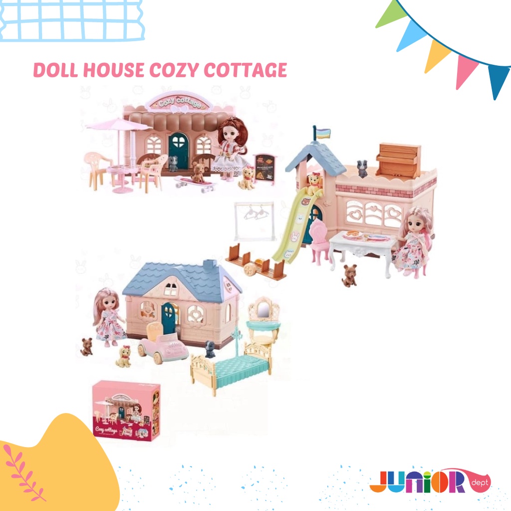 Jual Doll House Cozy Cottage / Pretend Play / Mainan Rumah Rumahan ...