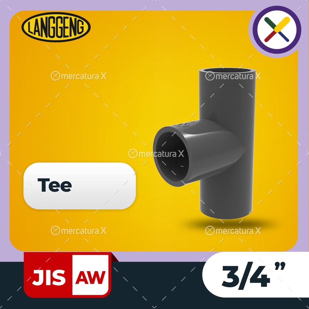 Jual Tee JIS-AW 3/4" - Fitting PVC | Shopee Indonesia