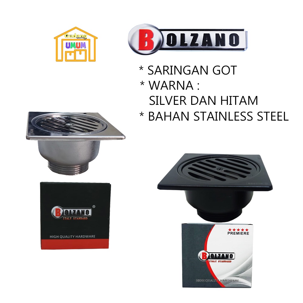 Jual Saringan Got Stainless Floor Drain Kamar Mandi Model Toto Bolzano | Shopee Indonesia