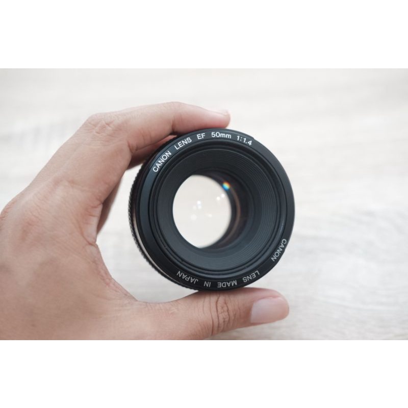 Jual Canon 50mm f1.4 USM Lensa Fix kamera DSLR bukan 85mm 40mm 24mm STM ...