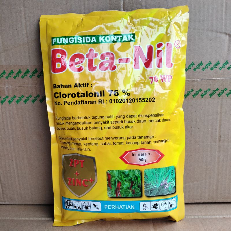 Jual Fungisida Beta-Nil / Betanil 76 WP 500gram klorotalonil Plus ZPT ...