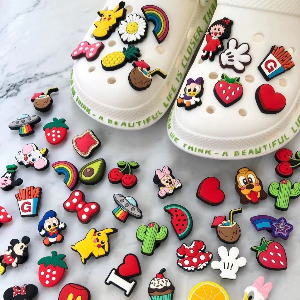 Jual Mainland Pin Sandal Aksesoriss Tempelan Sendal Crocs Lucu Jibbits ...