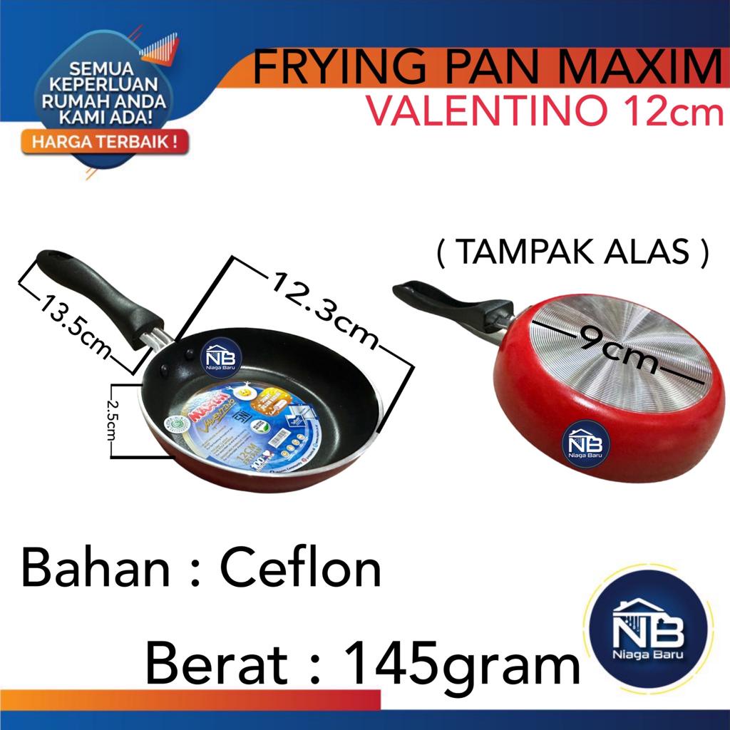 Jual Teflon maxim Valentino 12cm Frypan Pandadar | Shopee Indonesia