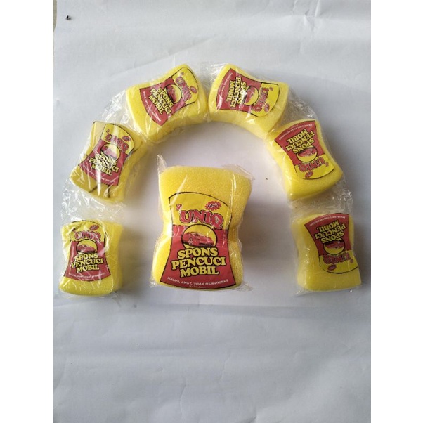Jual (6pcs) Uniq Spons Busa Cuci Besar Tebal Halus Motor Mobil ...