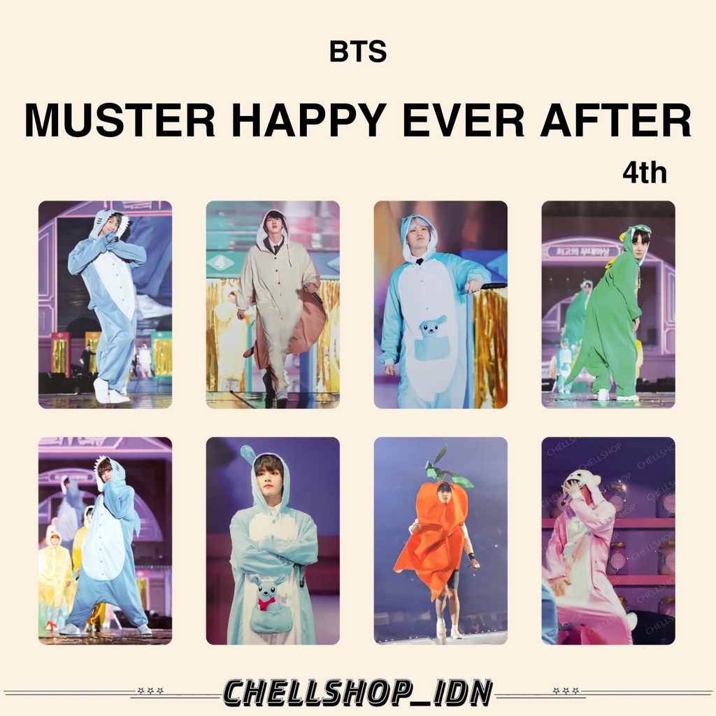 Jual PHOTOCARD BTS 4TH MUSTER HAPPY EVER AFTER | Shopee Indonesia