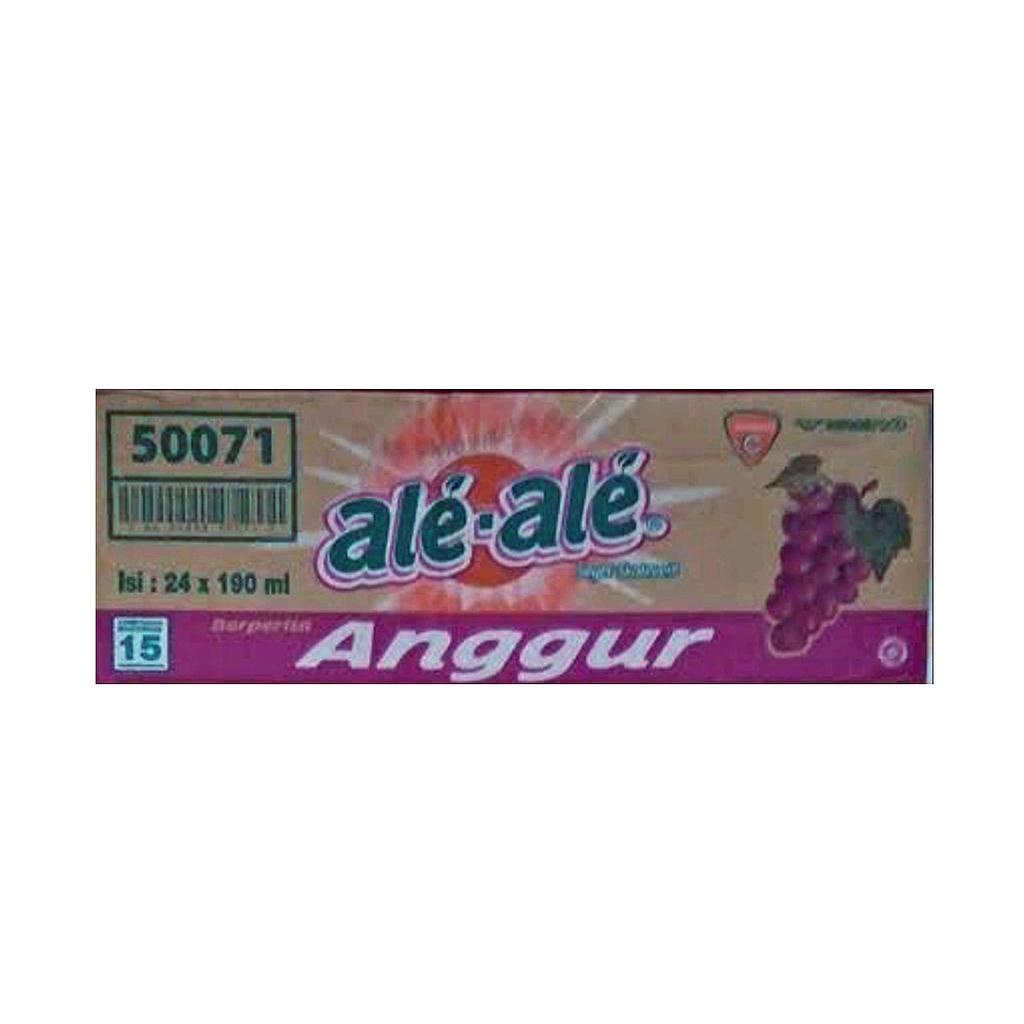 Jual 1 DUS 1 KARTON ale ale gelas minuman 1 dus isi 24 180 ML ...