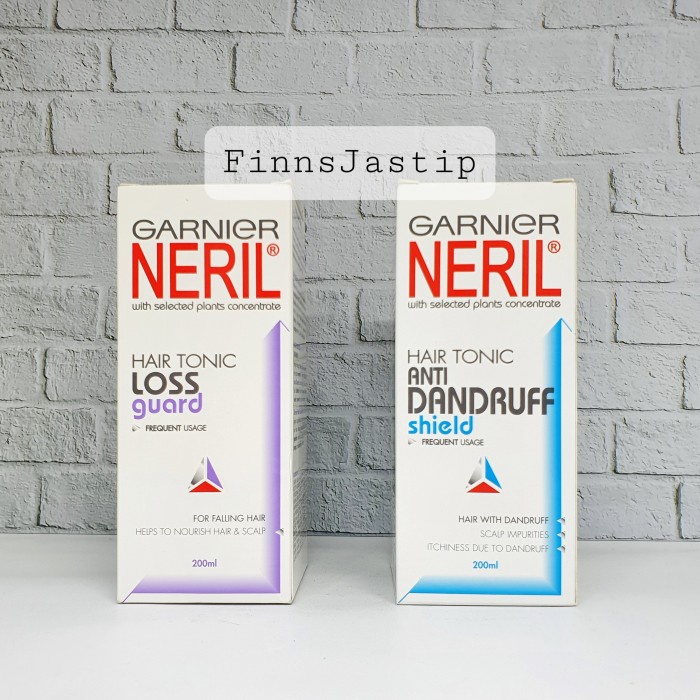 Jual GARNIER NERIL HAIR TONIC SHAMPOO ANTI DANDRUFF LOSS GUARD 200ML ...