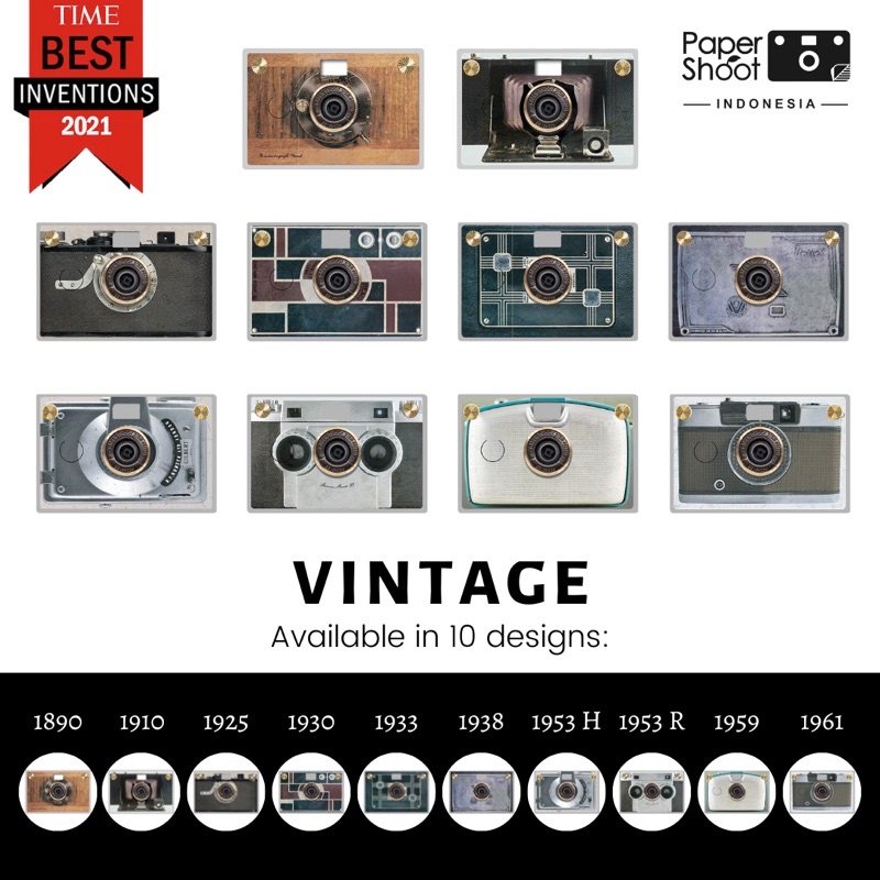 Jual Vintage Series - Paper Shoot Camera | Shopee Indonesia