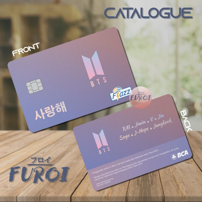 Jual WEVERSE Kartu Flazz BCA | Kartu Emoney Mandiri | BTS Members ...