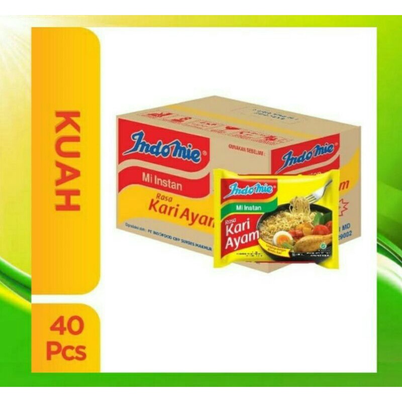 Jual Indomie Kari Ayam 1 Dus isi 40 Pcs | Shopee Indonesia