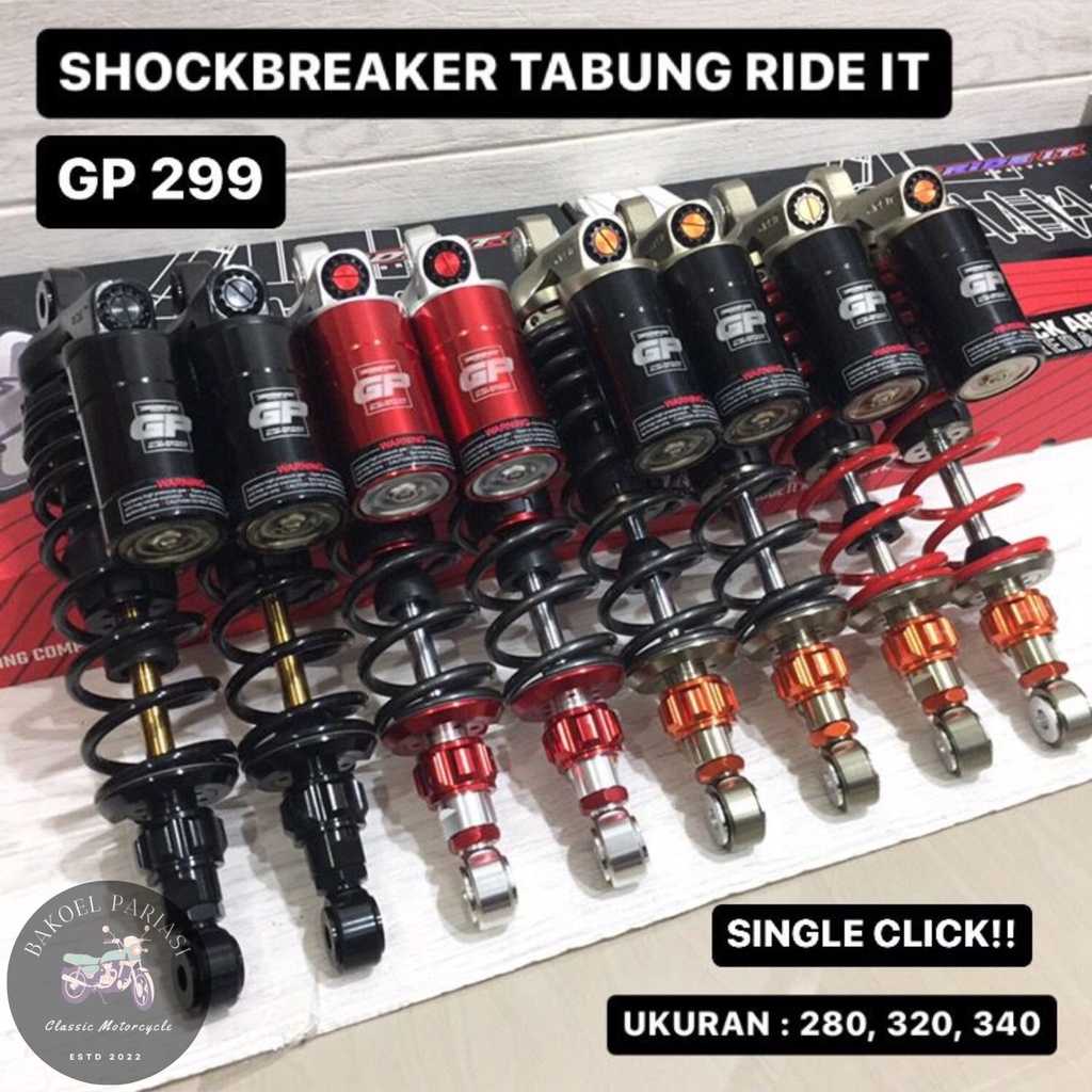 Jual SHOCK SHOCKBREAKER SHOCK RIDE IT GP299 SINGLE CLICK 280 320 340 GL ...