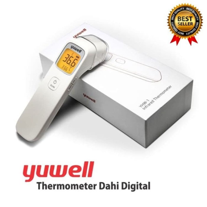 Jual Thermometer Head Yuwell YHW - 1 Termometer OM | Shopee Indonesia