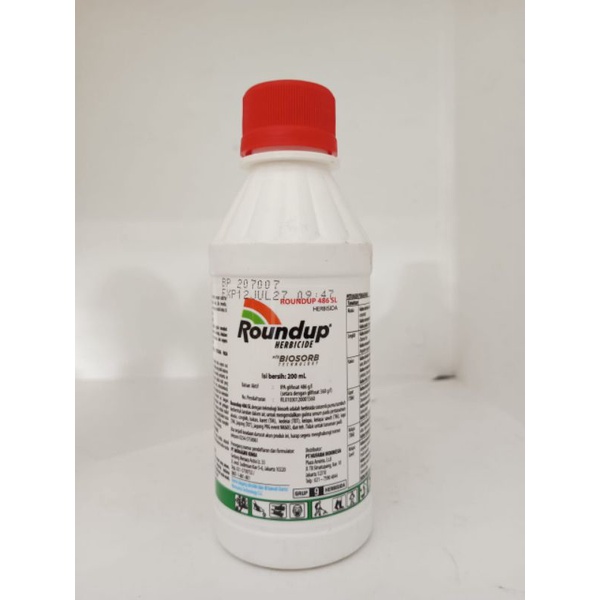 Jual Roundup 486 SL 200 ML Herbisida Pembasmi Rumput Sistek | Shopee ...