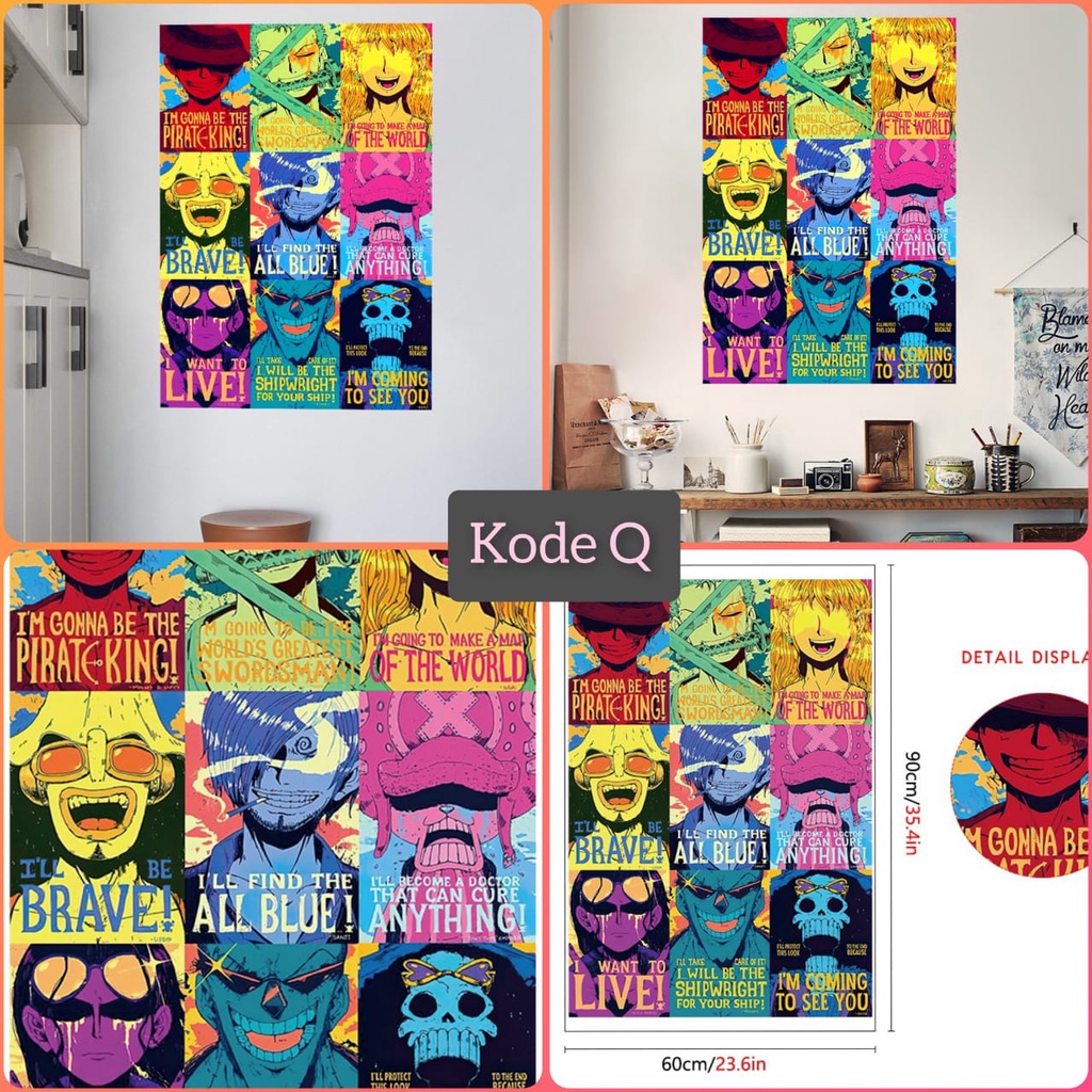 Jual WALLSTIKER WALLSTICKER WALL STICKER STIKER DINDING ANIME ANIMASI ...