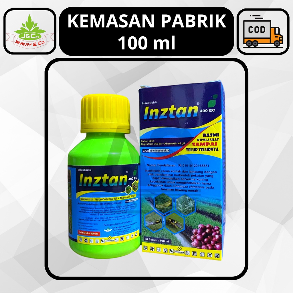 Jual INSEKTISIDA INZTAN BAHAN AKTIF BUPROFEZIN DAN ABAMEKTIN 400 EC ...