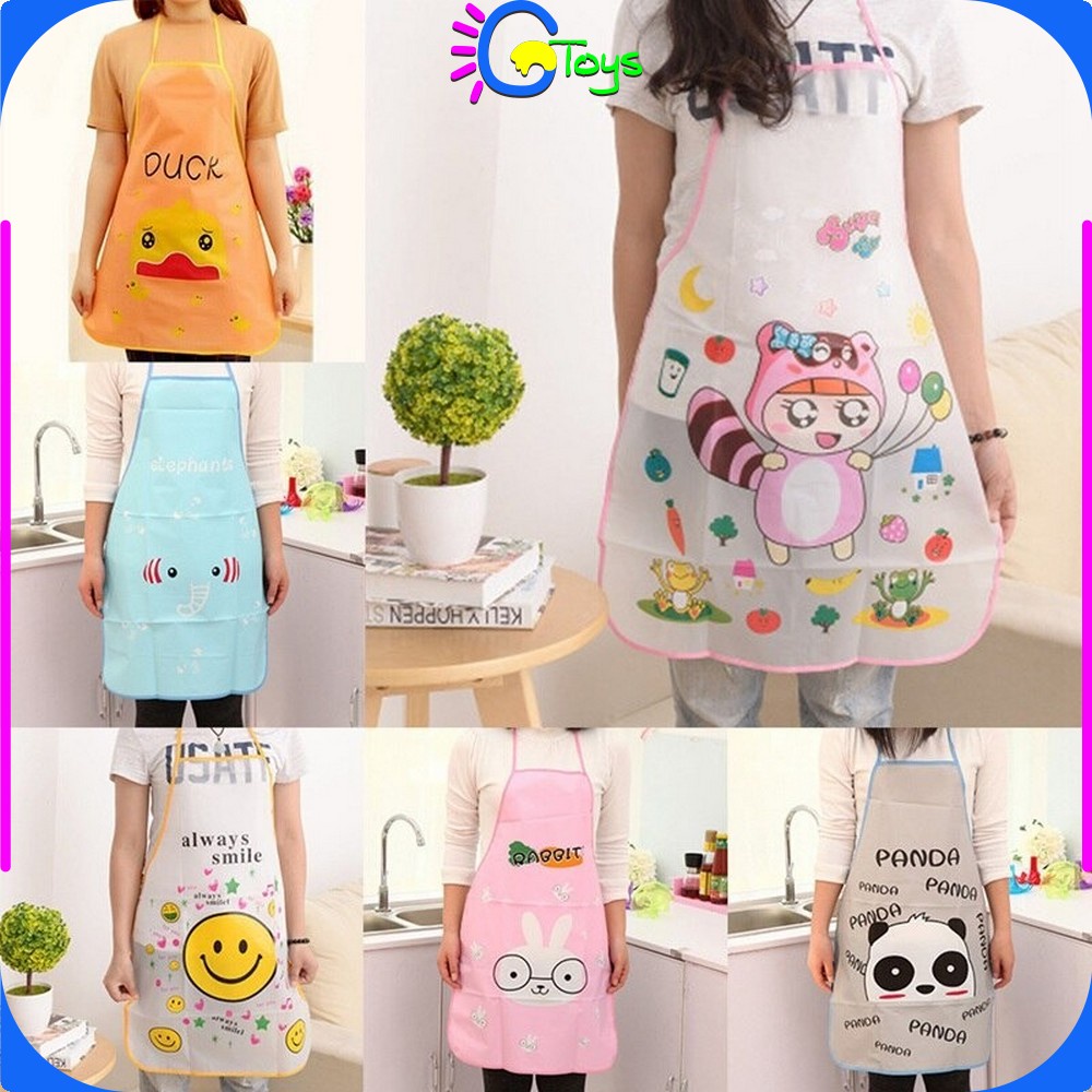 Jual CR-C135 Celemek Masak Anti Air Apron Masak Waterproof Celemek ...