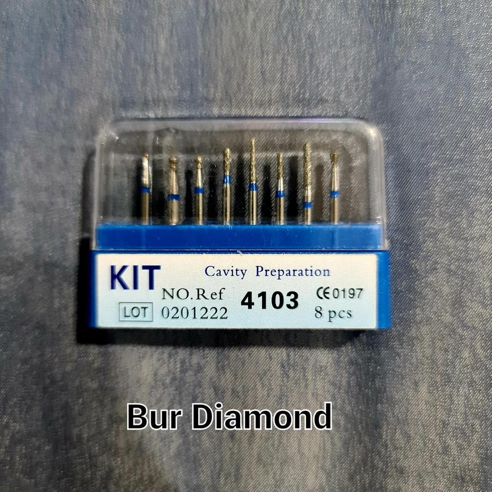 Jual BUR PREPARASI VENEER CROWN BRIDGE ONLAY INLAY CAVITA GIGI SET ...