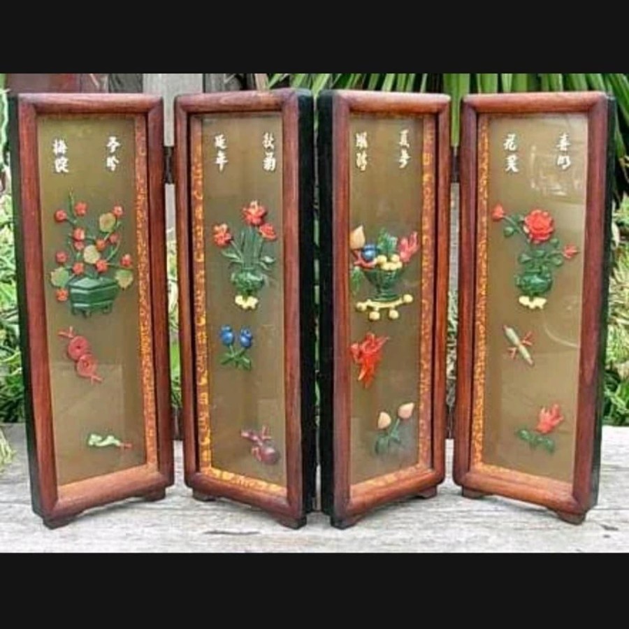 Jual Pajangan Meja Frame Miniatur Sketsel Oriental | Shopee Indonesia