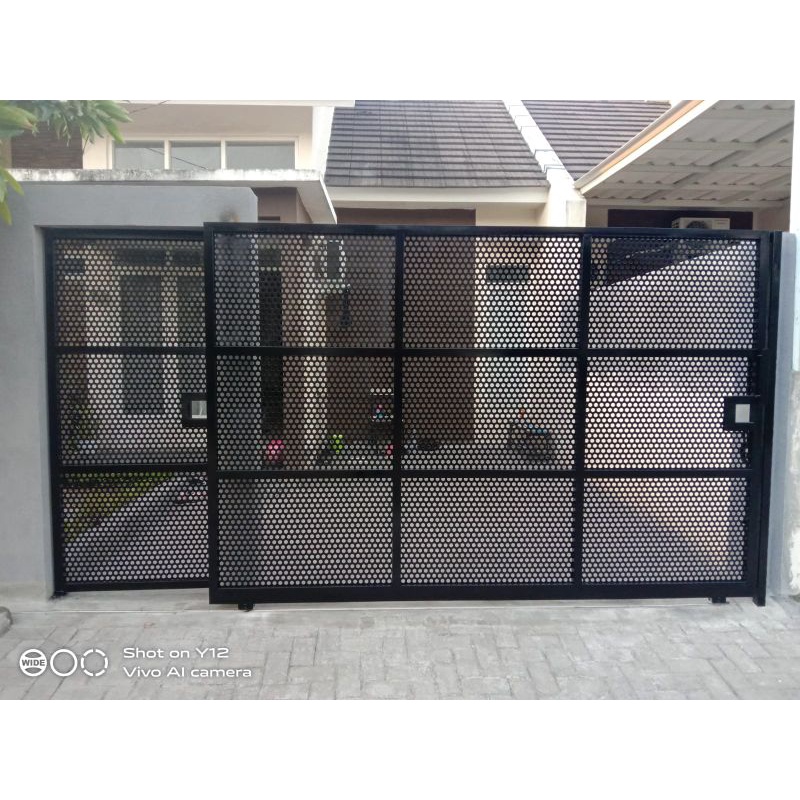 Jual pagar geser perforated | Shopee Indonesia